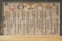 宮城県鹿島神社の算額 (現物)・Sangaku of Kashima Shrine, Miyagi (Original) - Canopy IIIF